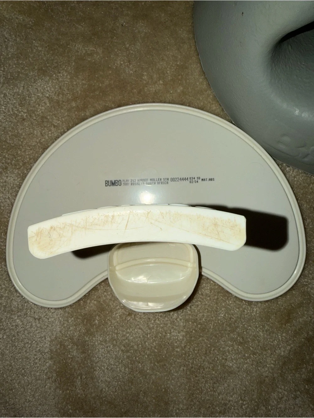 Bumbo | Other | Bumbo Gray Baby Seat With White Detachable Tray | Poshmark